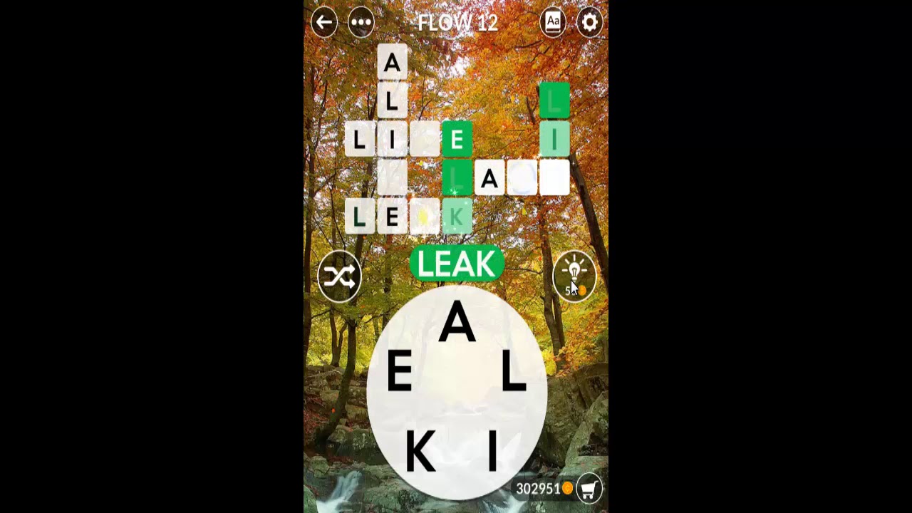 Wordscapes Forest Pack Flow All Levels Answer - YouTube