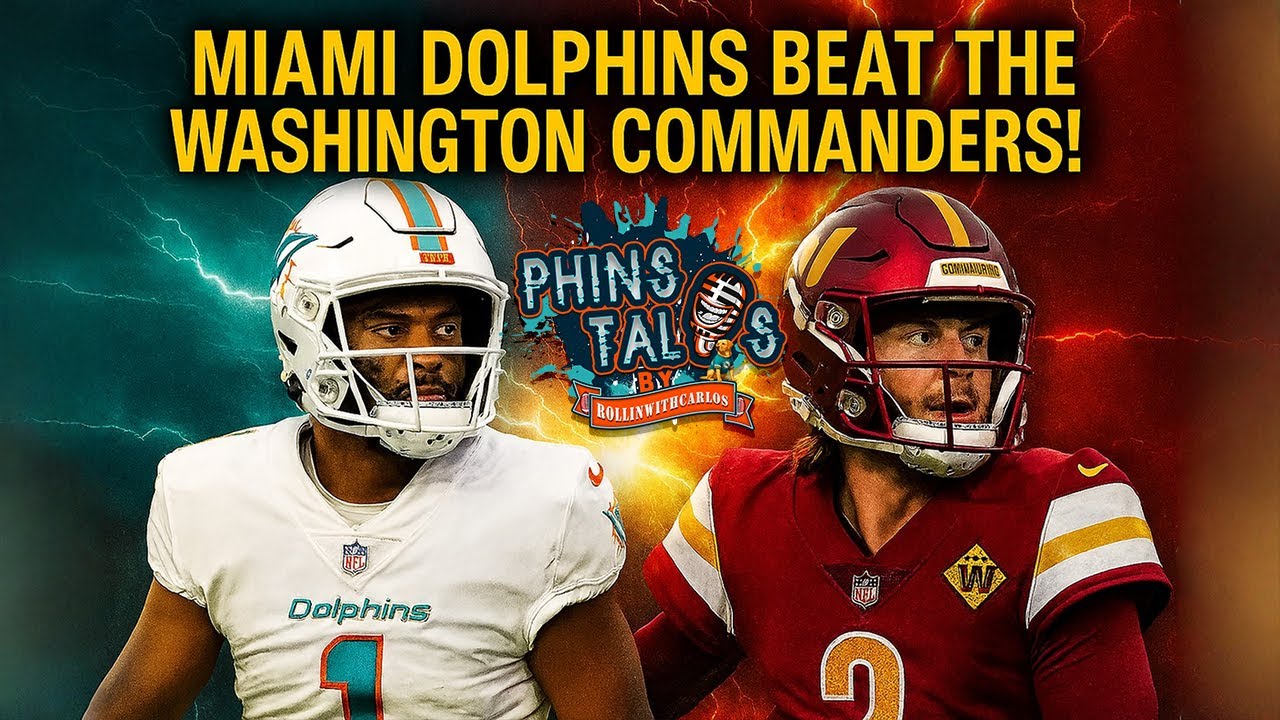 Miami Dolphins Beat the Washington Commanders! - YouTube