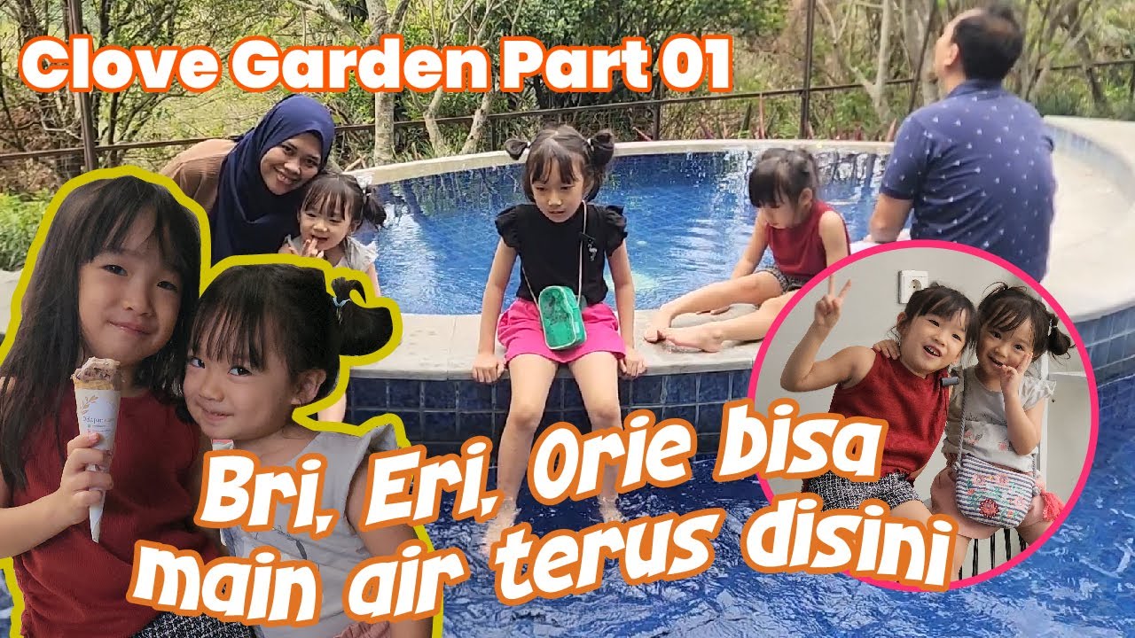 Eri dan Orie Berlatih Jadi Model Es Delapan Rasa !!! Clove Garden Part 1 - YouTube