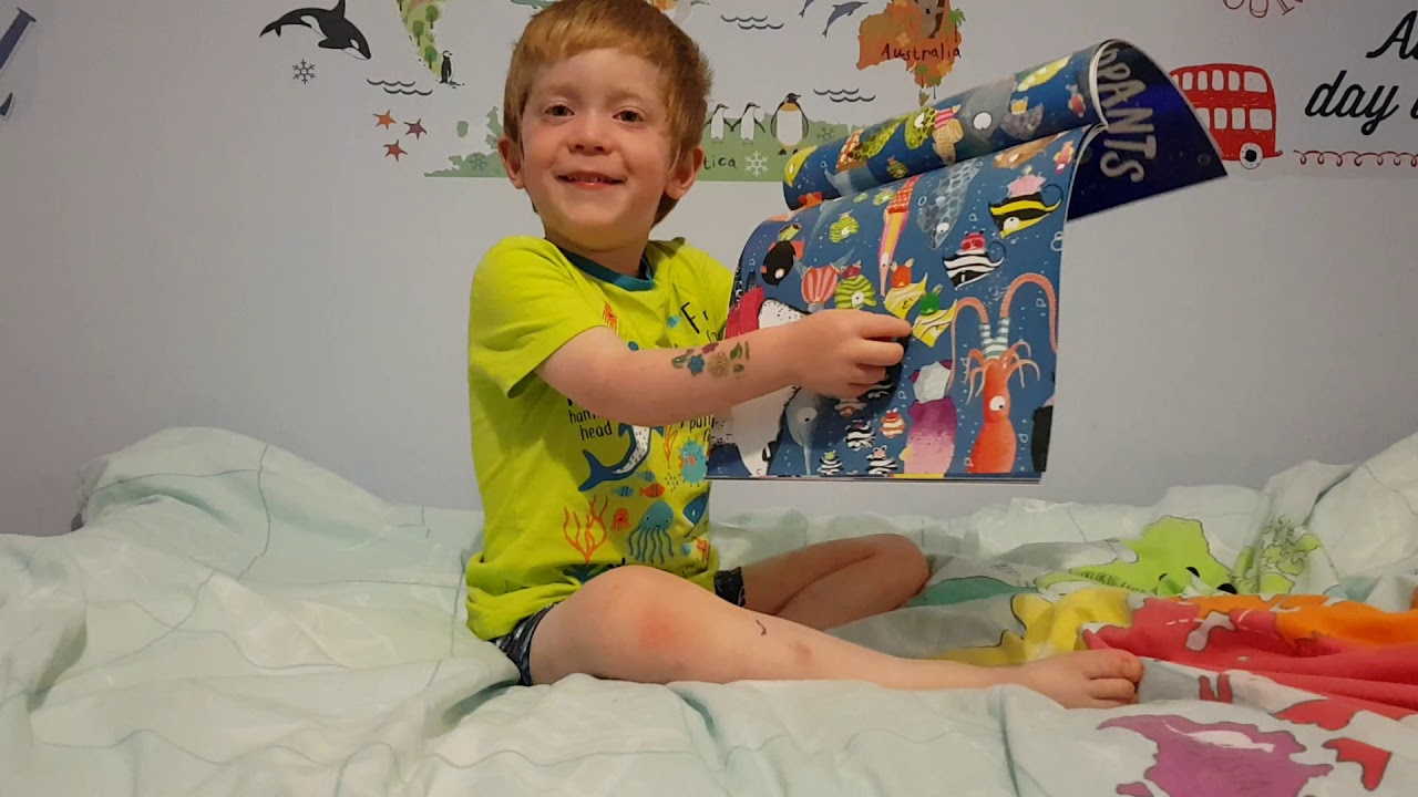 T reads Octopants by Suzy Senior and Claire Powell! - YouTube