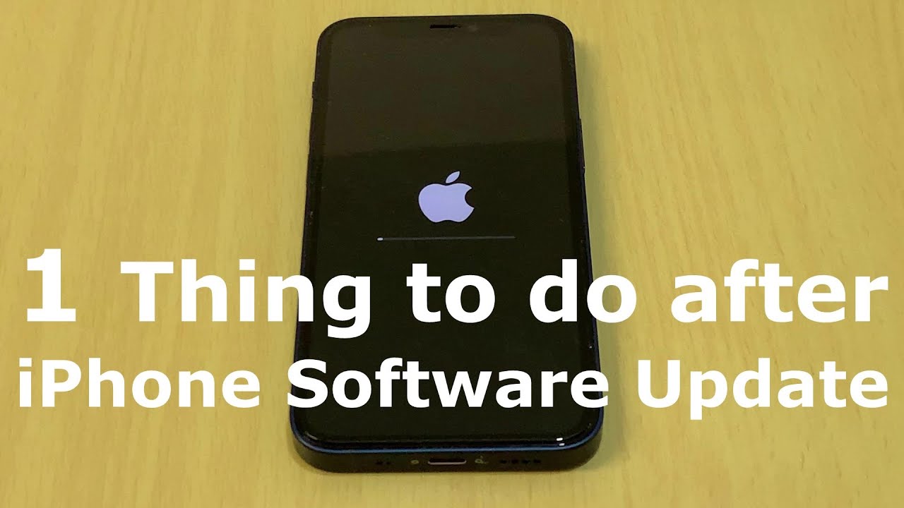 1 Thing You Need to do after iPhone's Software Update Each Time - YouTube