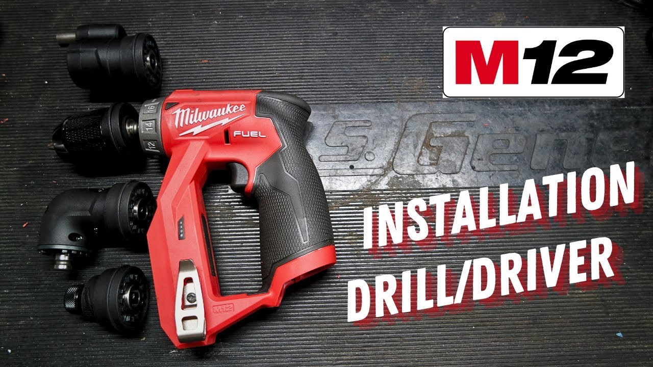 Milwaukee 2505-20 M12 FUEL 12V Installation Drill/Driver w/ 4 ...
