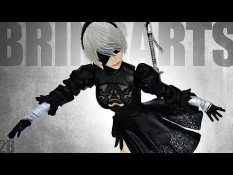 BRING ARTS - NieR:Automata: 2B & Machine Lifeform Review - YouTube