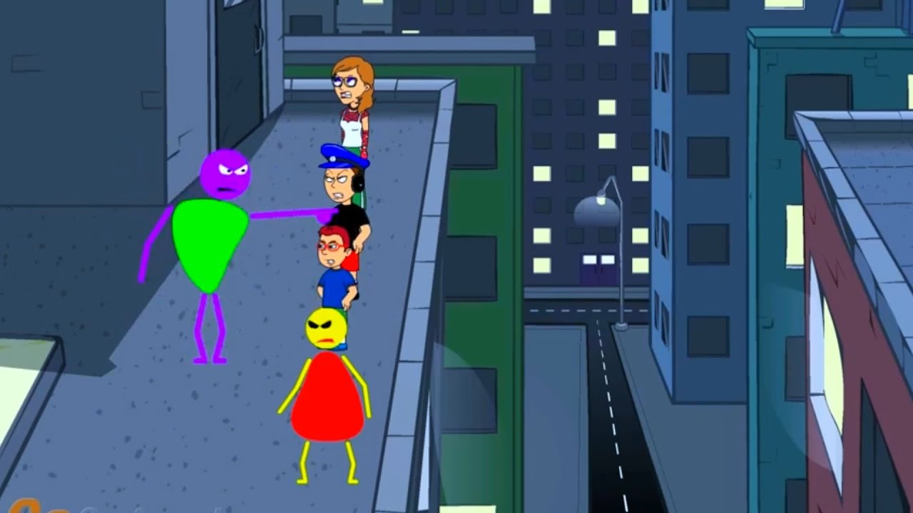 Barney pushes Eric off the rooftop/grounded [Go!Thug247/OfficerPoop247 Re-Upload HD VIDEO] - YouTube