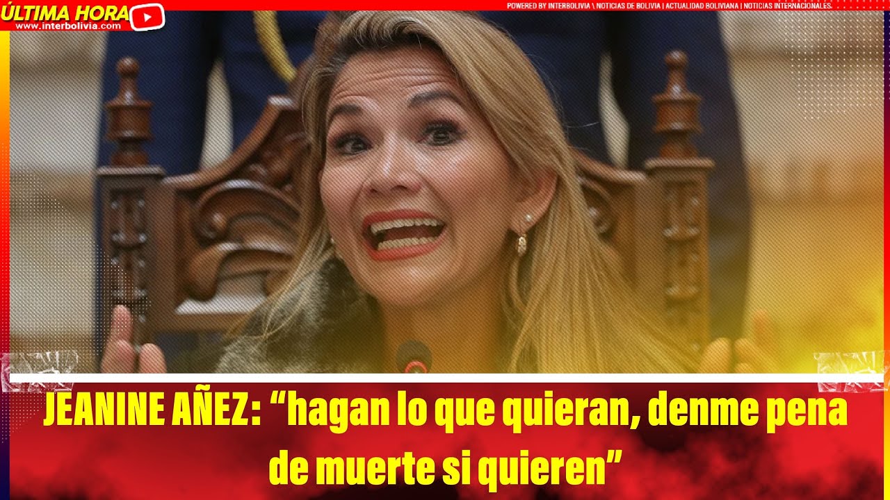 š“ AsĆ Fue La Audiencia De Jeanine AĆez Por El Caso Eba Youtube