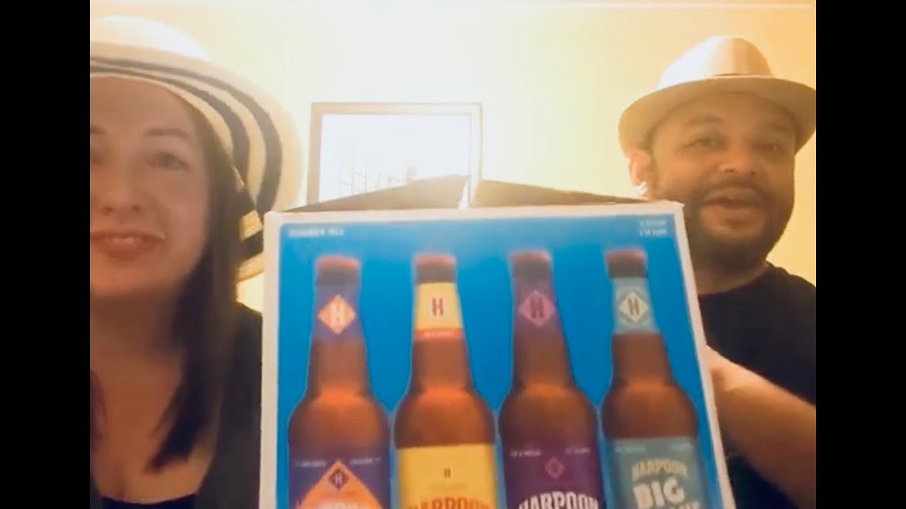 Harpoon Summer Vacation Mix Pack Beer Review on Derby Day - YouTube