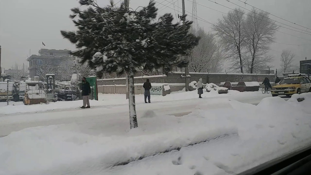 Beautiful Unbelievable Heavy Snow Kabul - YouTube