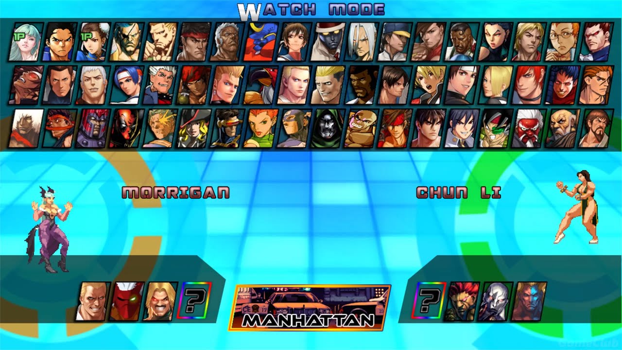Tag Team Strike 1.1 Mugen + Character Selection Screen - Gameplay - YouTube