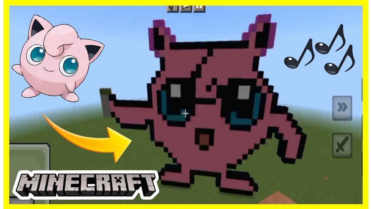 Jigglypuff en Minecraft. [Creando a Jigglypuff en minecraf] - YouTube