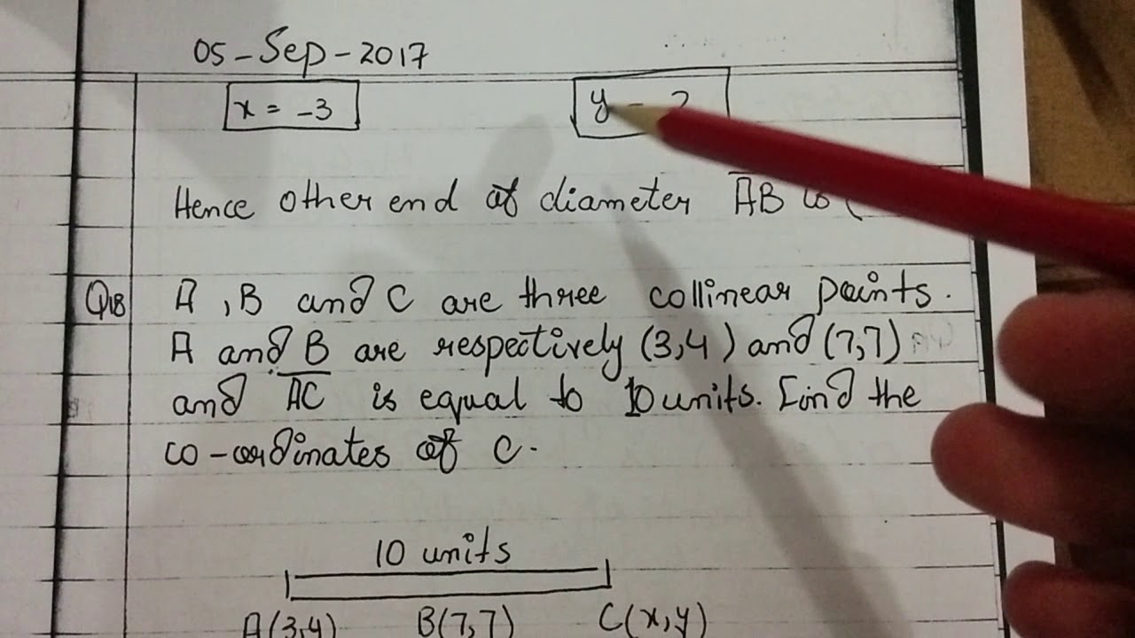 Coordinate Geometry: Straight Line - Ratio Theorem by Sir Ahsan ...