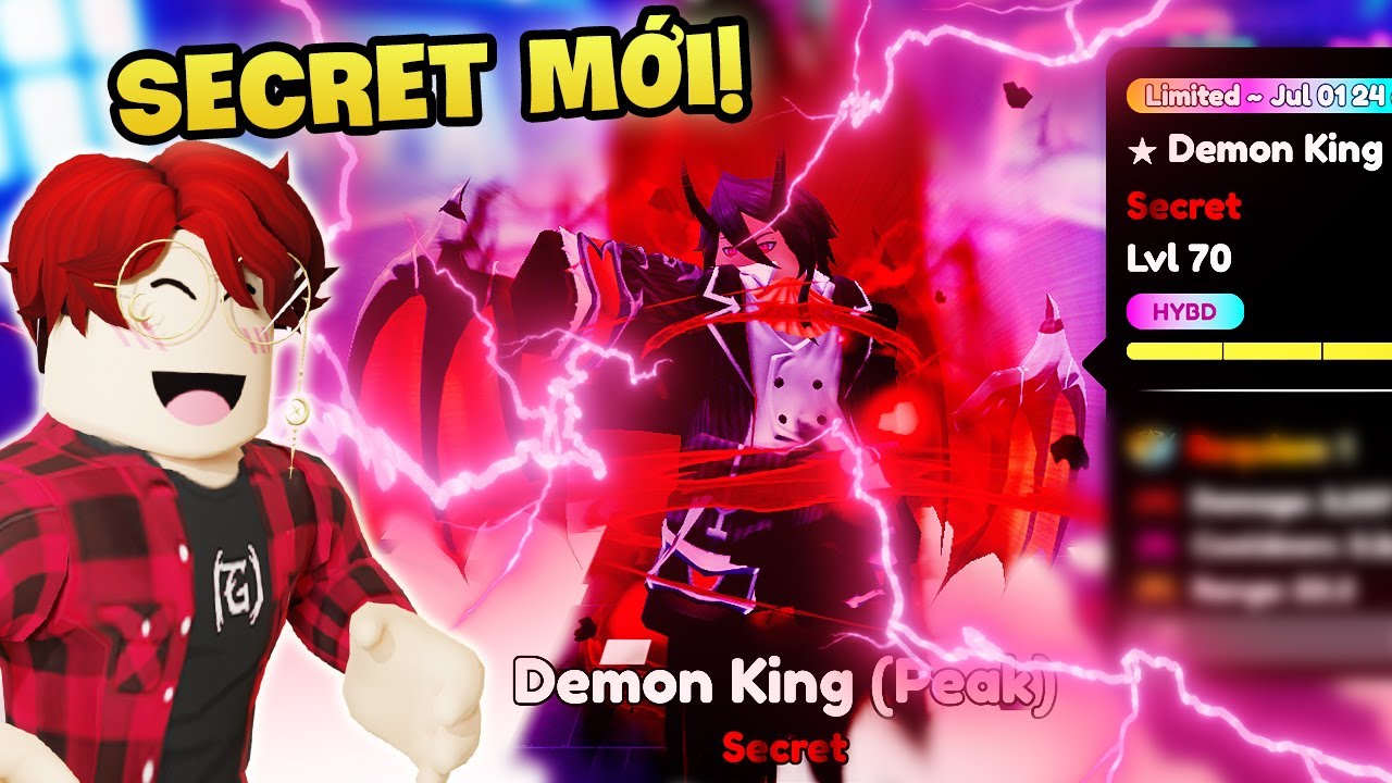 Ngạc Nhiên Với Sức Mạnh Của SECRET DEMON KING Trong Update 3 Anime ...
