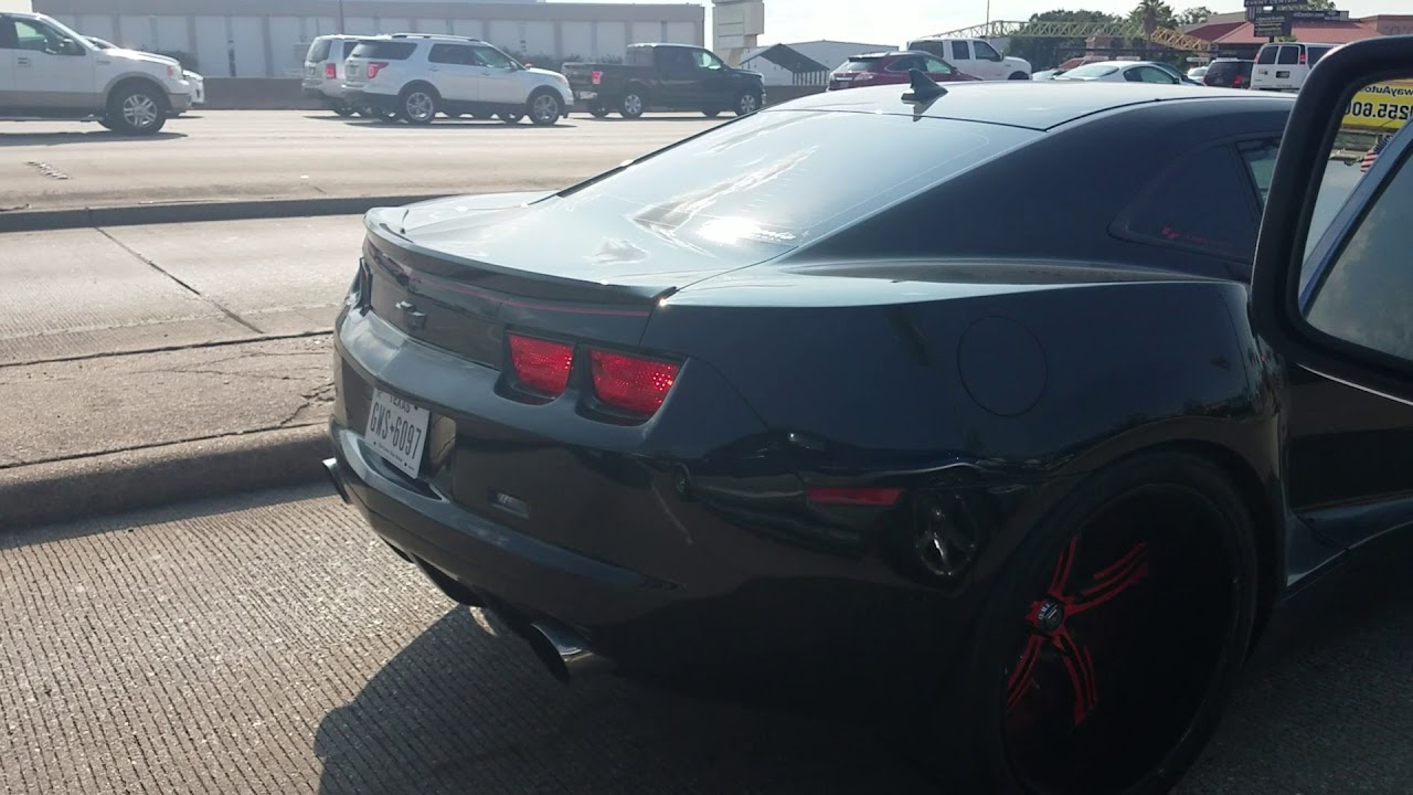 FAST CAMARO WITH A CRAZY WIDE REAR END - YouTube