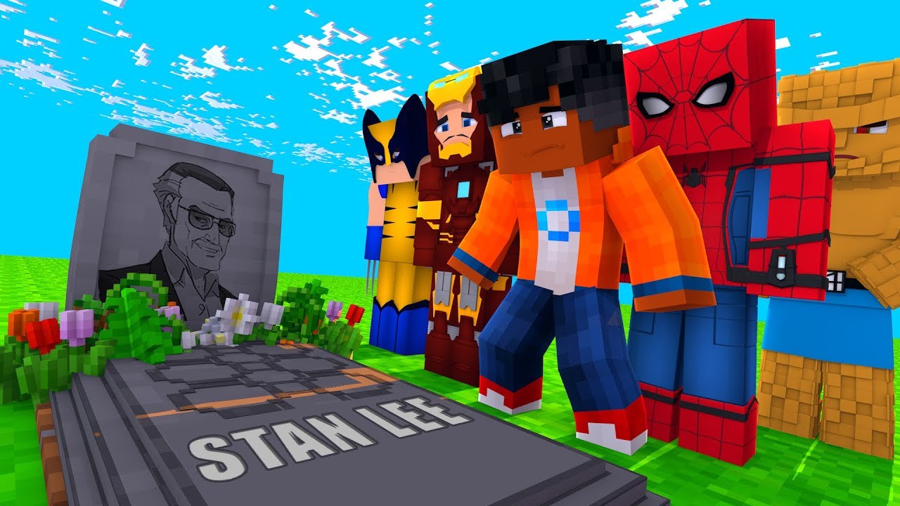 HOMENAGEM PARA O STAN LEE ! - Minecraft Heróis Survival #16 - YouTube