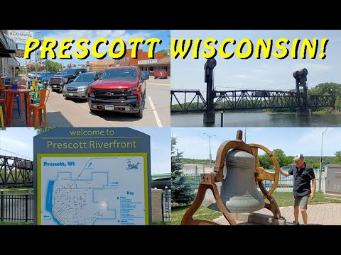 TOUR OF PRESCOTT, WI - Downtown / Draw Bridge / Riverfront - #travel # ...