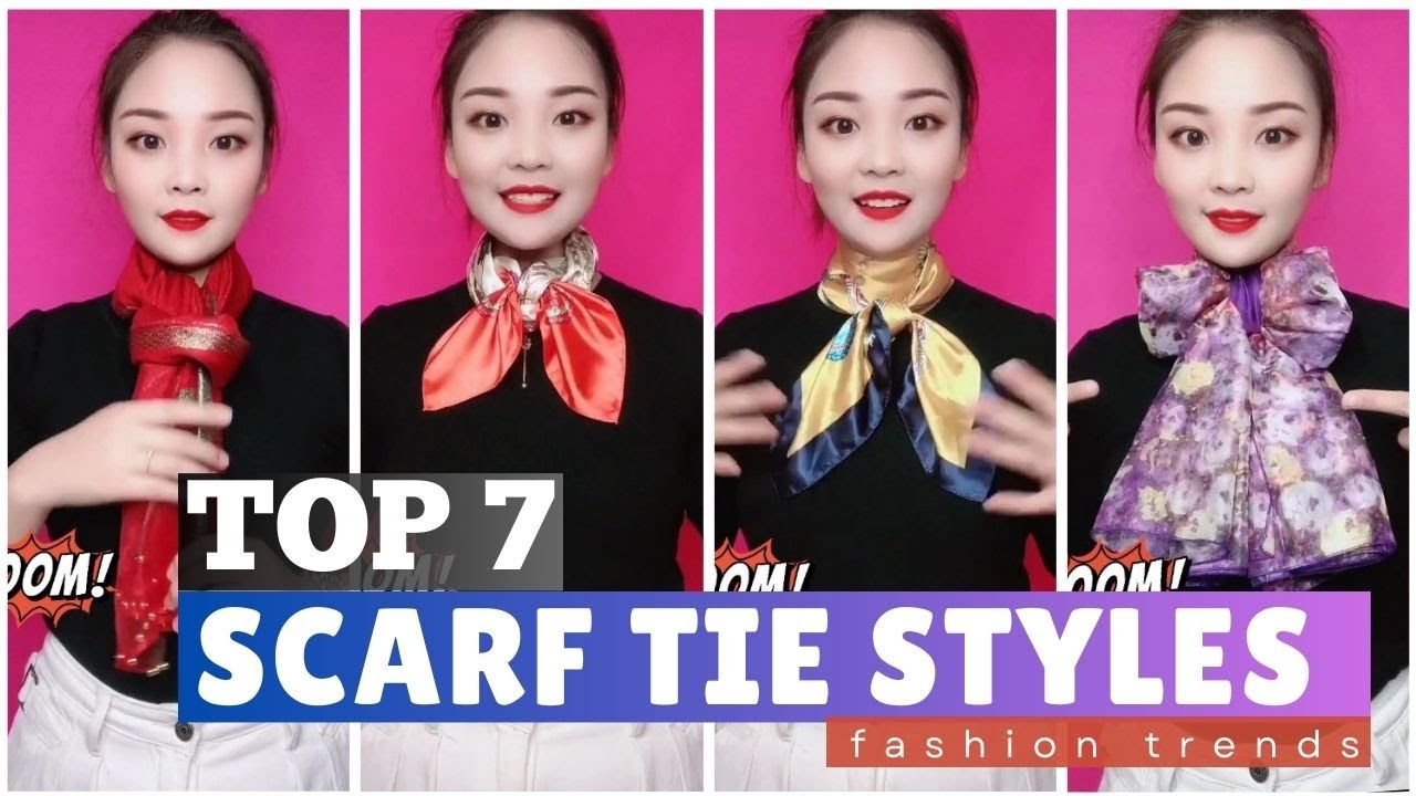Top 7 popular ways to wear a Scarf | Easy stylish ways to tie a scarf ...