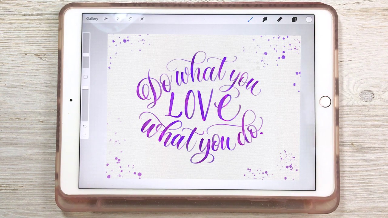 How to Make Your iPad Lettering Look More Advanced (3 ways) | Loveleigh Loops - YouTube
