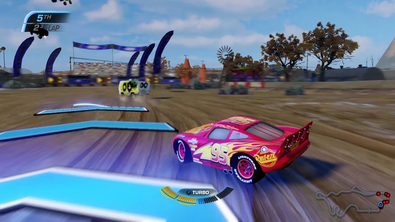 Cars 3: Driven to Win - Walkthrough 35 - Race, Radiator Springs Wheel ...