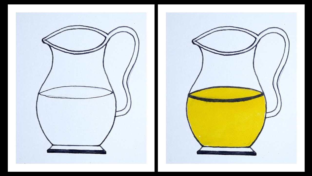 How to Draw a Jug | Drawing For Beginners | Step by Step Drawing #jug ...