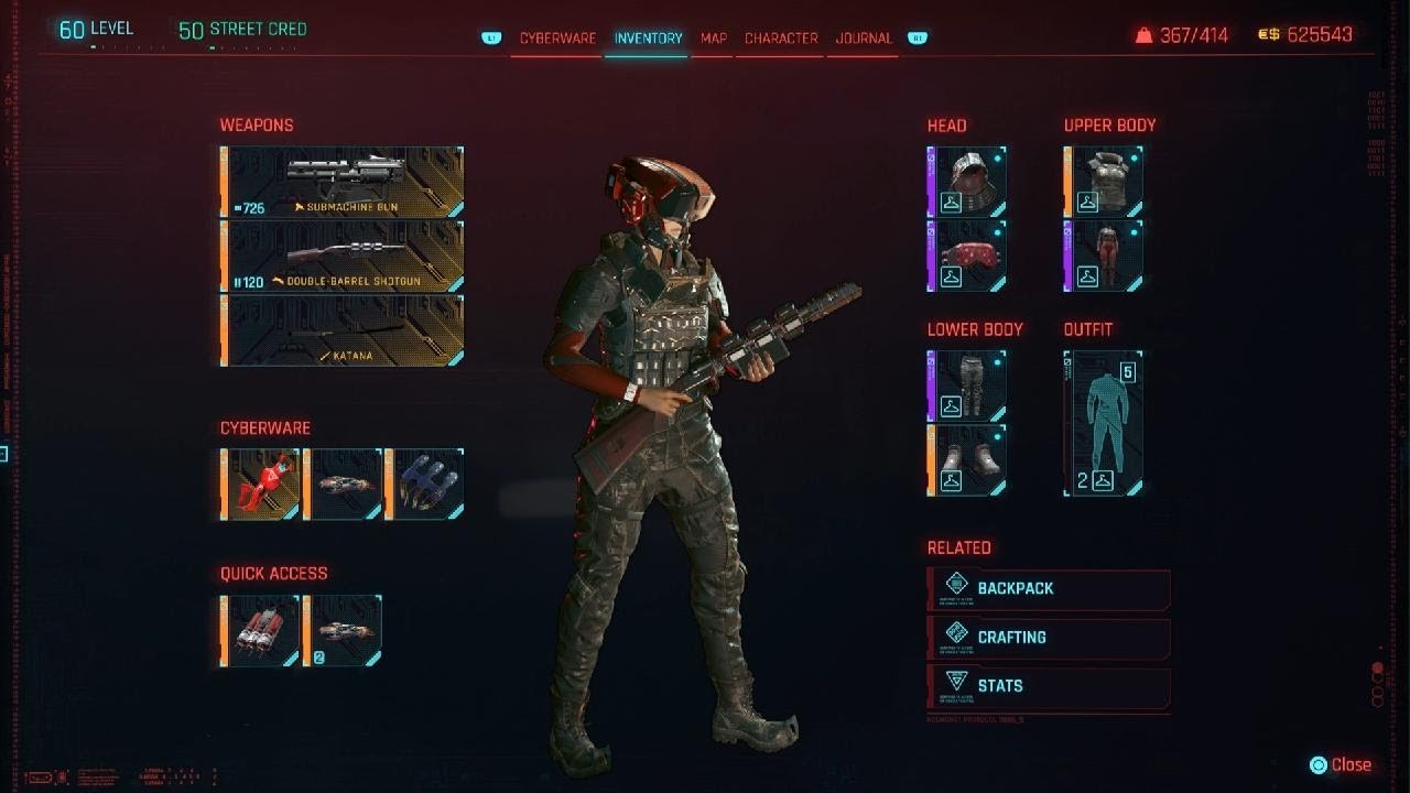 Cyberpunk 2077:Judge Dredd Build - YouTube