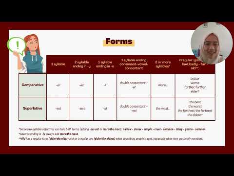 bahasa inggris kls10 comparative and superlative material #guru #faseE #adjectivesinenglishgrammar
