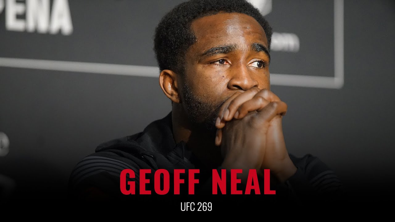 Geoff Neal UFC 269 post-fight interview - YouTube