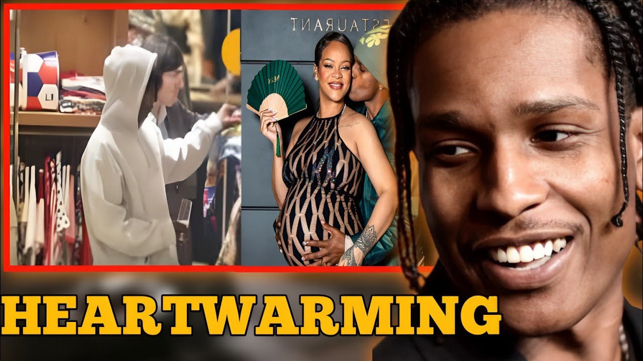 ASAP ROCKY SPOTTED shopping baby clothes for their NEW BORN PRINCESS ...