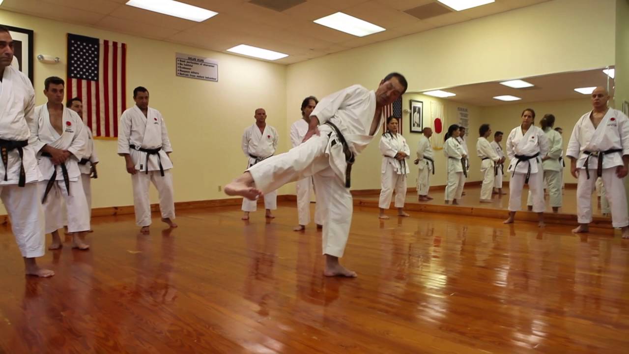 Master Osaka explains Side Thrust Kick or Yoko Kekomi - YouTube