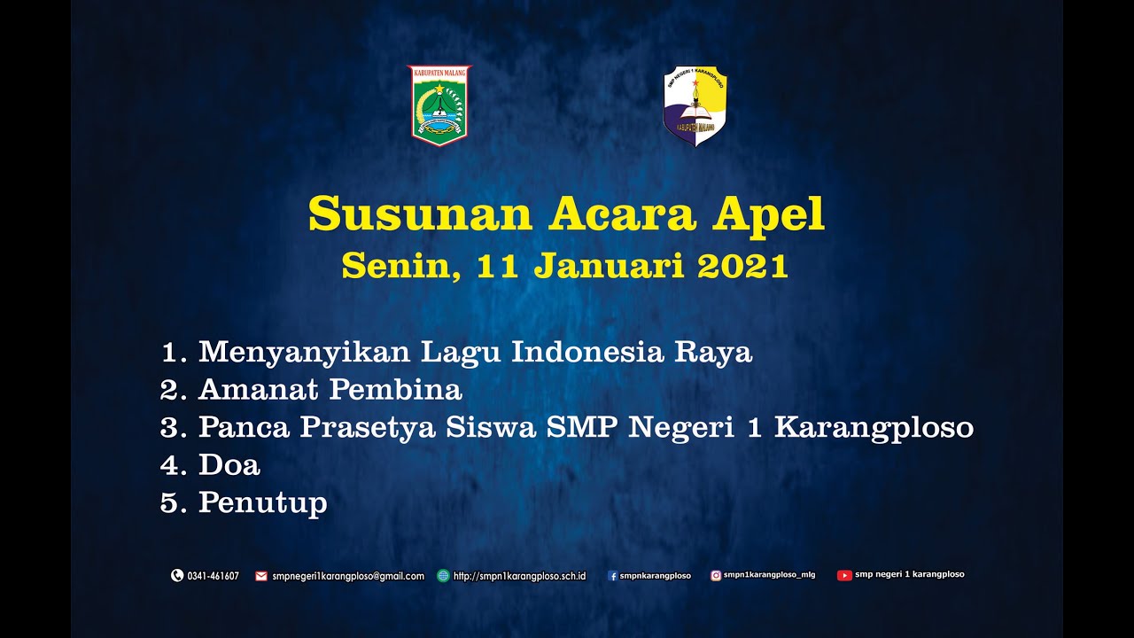 apel 11 Januari 2021 - YouTube