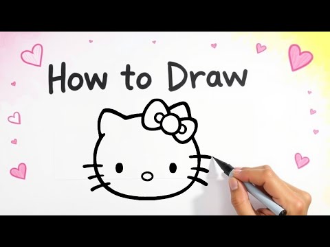 How To Draw Hello Kitty 🐱🎀✨💖| Step By Step | Easy Drawing | 🐱🎀✨💖