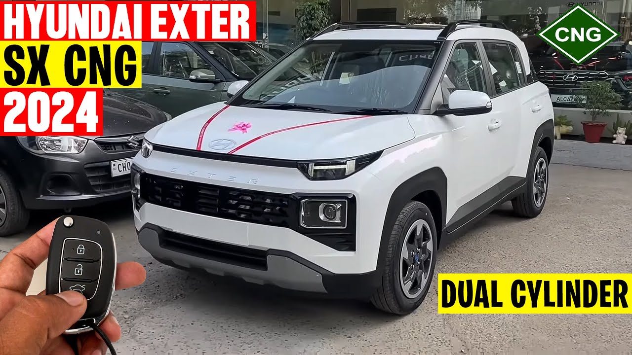 New Hyundai Exter Sx cng Dual Cylinder - Better than Tata Pucnh? - YouTube