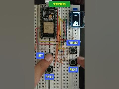 TETRIS | ESP32 | Games on ESP32 | #5 | Games for Beginners | #shorts #games @olWorkshop - YouTube