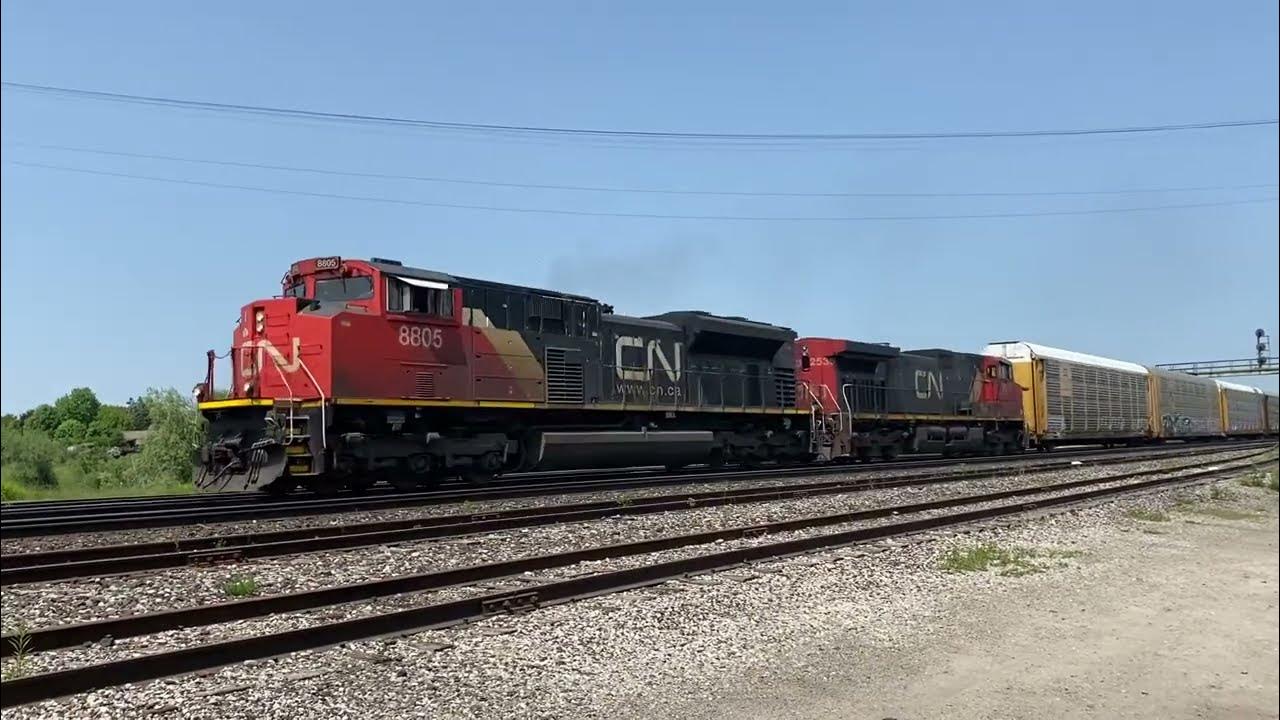 CN 8805 West at Paris (May 28 2023) - YouTube