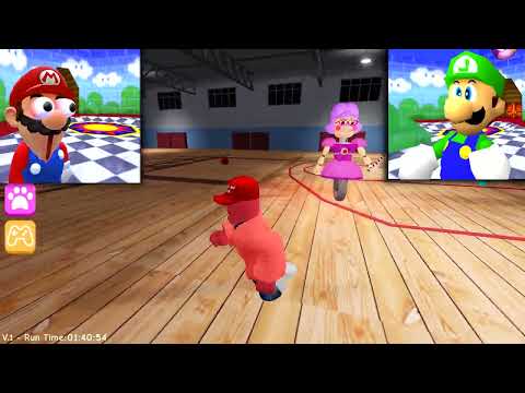ESCAPE FROM MISS ANI-TRON'S Mario Plays Escape Miss Ani-Tron's Detention Roblox Ft. Luigi
