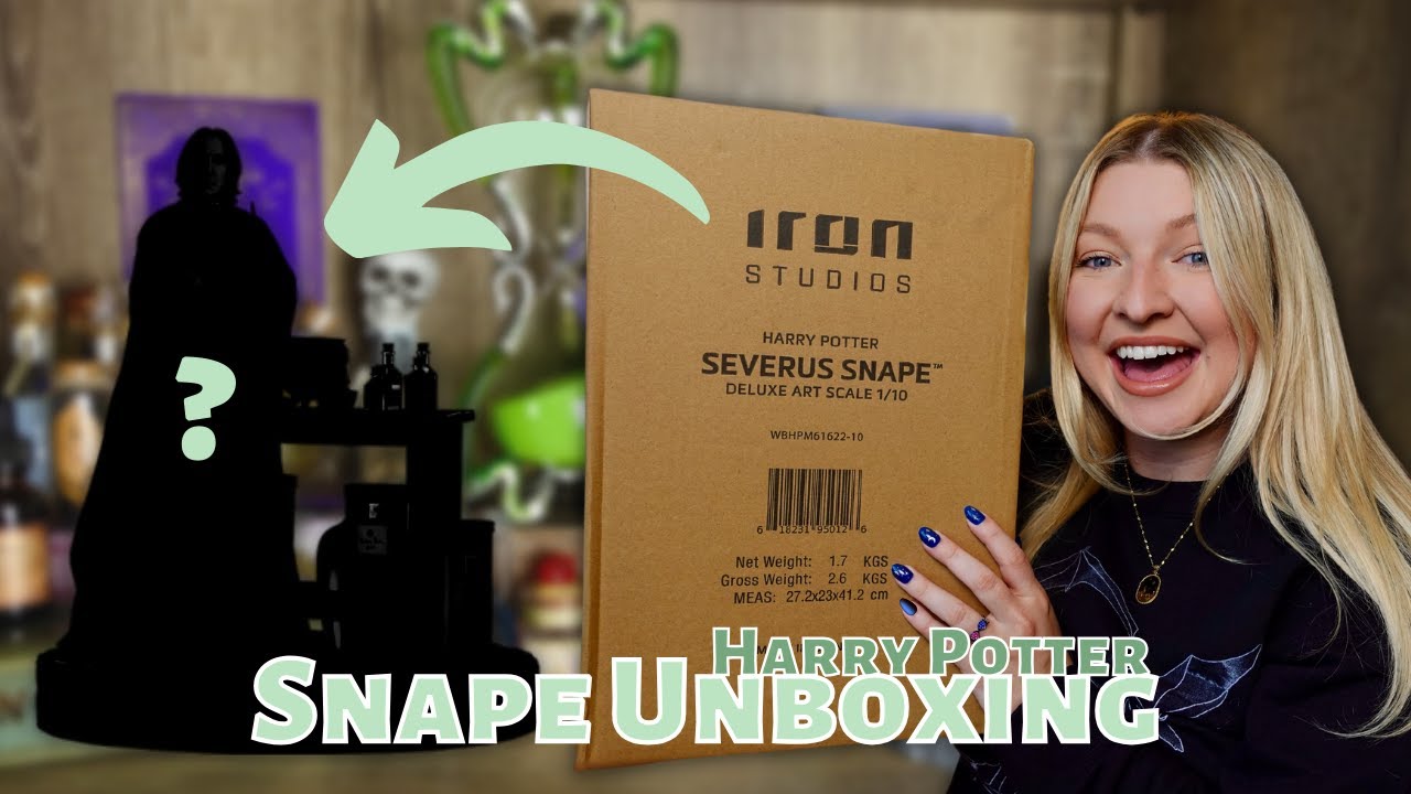 Harry Potter Iron Studios Professor Snape UNBOXING | FUN.COM - YouTube