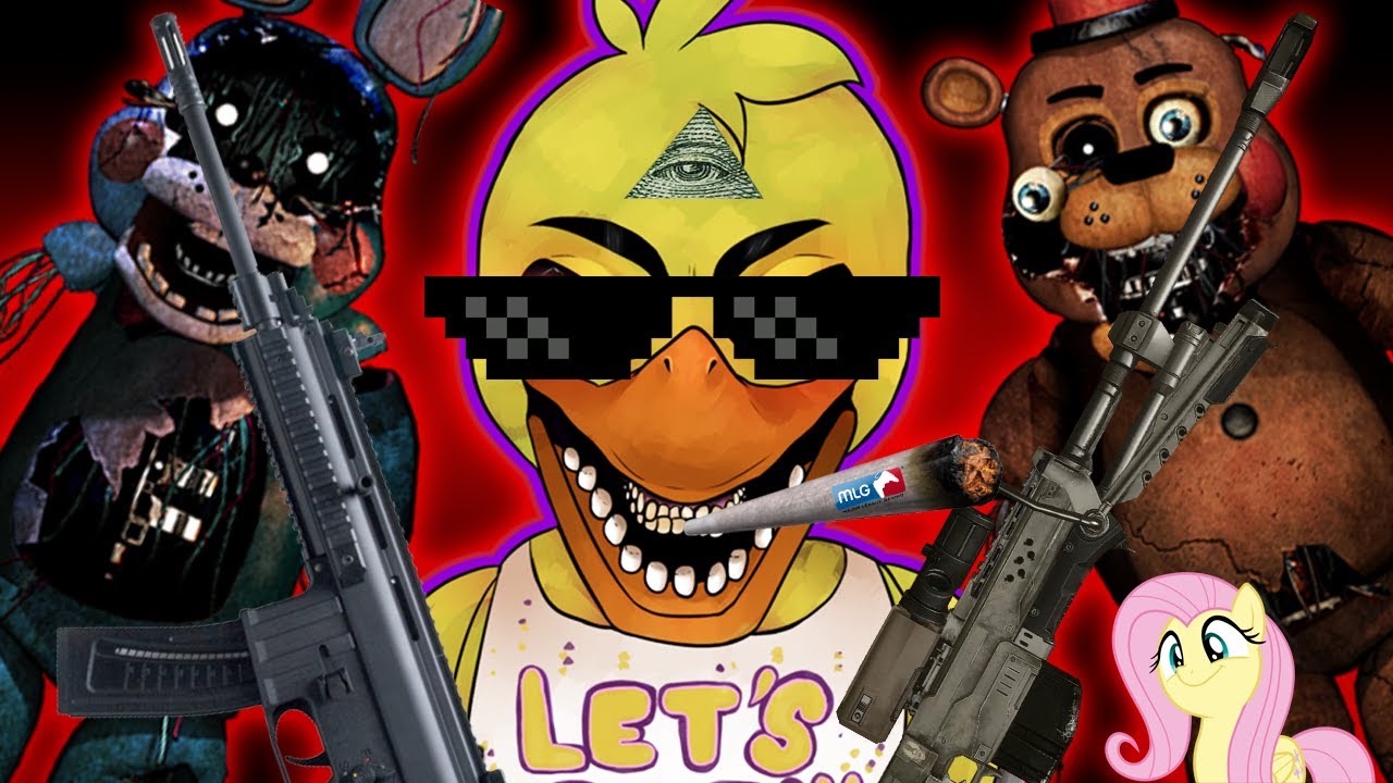 MLG TIME IN FIVE NIGHTS AT FREDDY'S | ZellenDust - YouTube