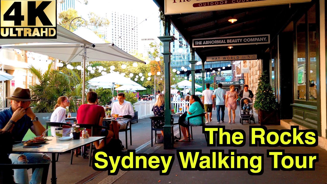 [4K] SYDNEY WALKING TOUR 2020 | THE ROCKS | WEEKEND MARKET | Sydney ...