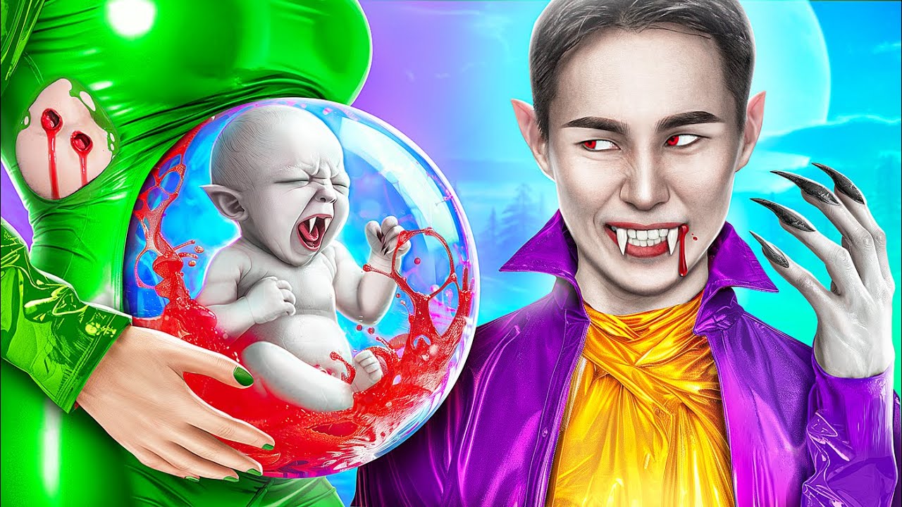 Poor Pregnant In a Rich Vampire Family! How to Become a Vampire - YouTube