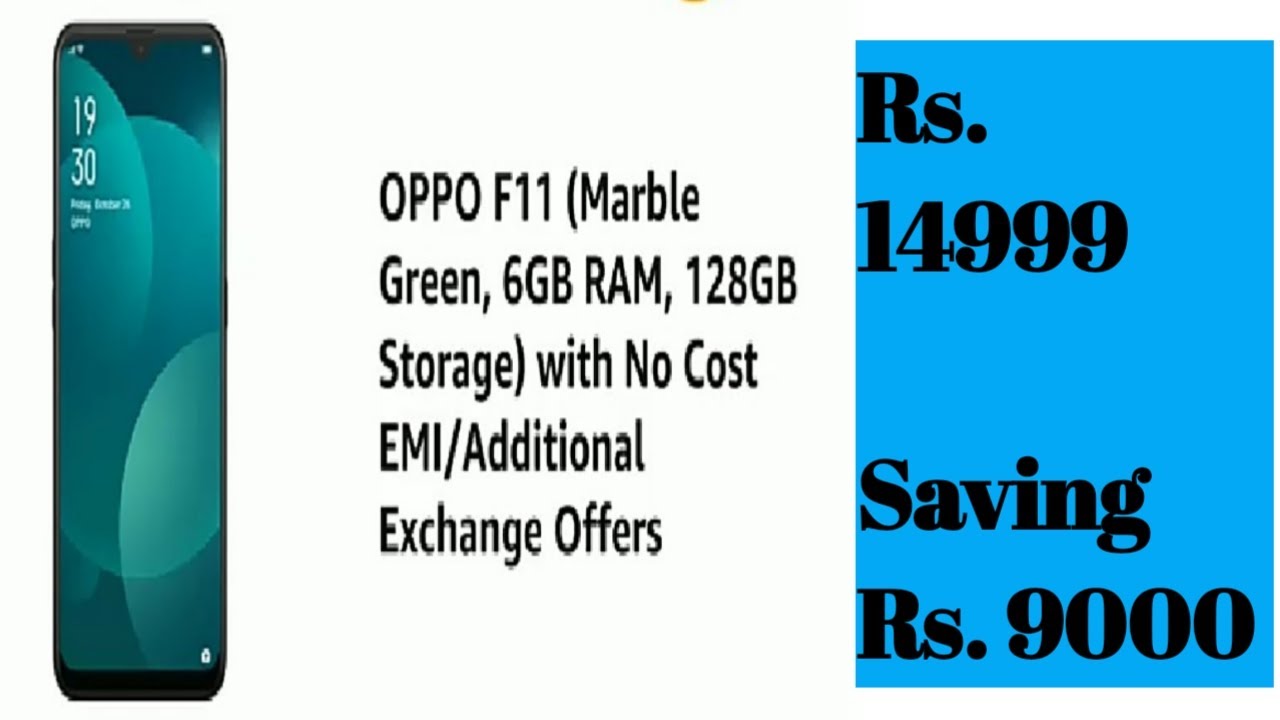 OPPO F11 MOBILE I OPPO F11 (Marble Green, 6GB RAM, 128GB Storage) with ...