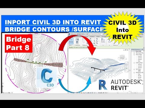Jembatan Part 8| Import CIVIL 3D into REVIT Bridge Contours to ...