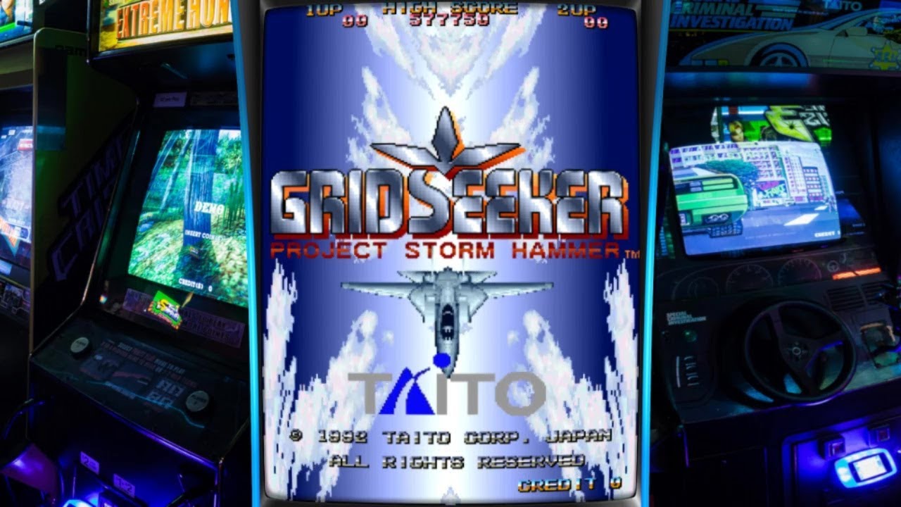 Grid Seeker - Project Storm Hammer (Arcade - Taito - 1992) - YouTube