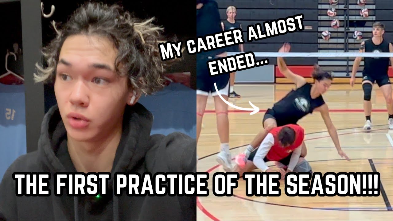 MY FIRST VOLLEYBALL PRACTICE OF THE YEAR | PME PLAYS VOLLEYBALL - YouTube