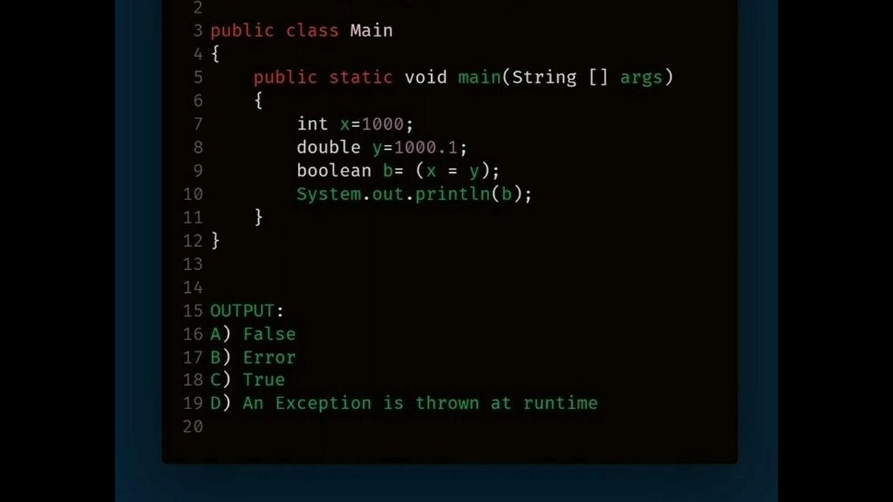 JAVA MCQ Qustions ,java basic ,JAVA Beginners,Find the Answer ,Mind blowing Java Question,Zoho ...