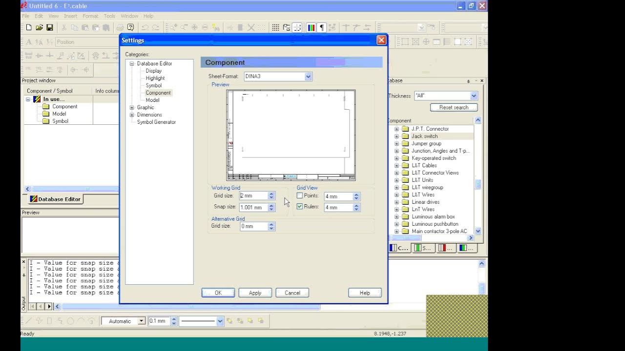 ZUKEN E3 Default Database Settings - YouTube