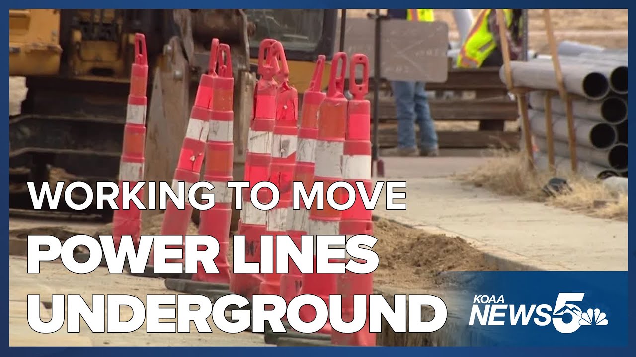 Colorado Springs Utilities works to move power lines underground - YouTube