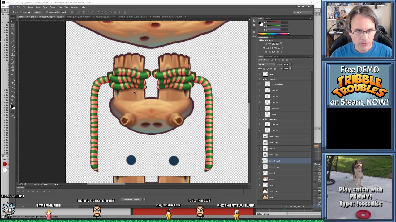 EP 136 - Revising Ape and adding jungle vines. [Unity] - YouTube