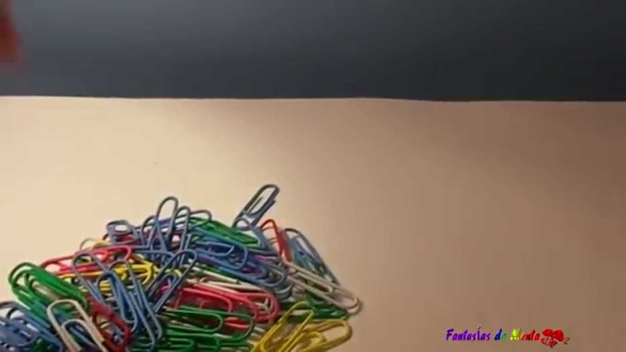CÓMO HACER UN CLIP EN FORMA DE CORAZÓN - HOW TO MAKE A PAPER CLIP HEART ...