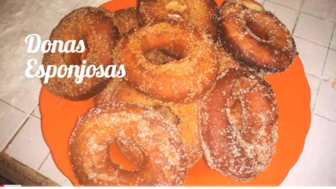 Donas esponjosas caseras- Ricas rosquillas - YouTube