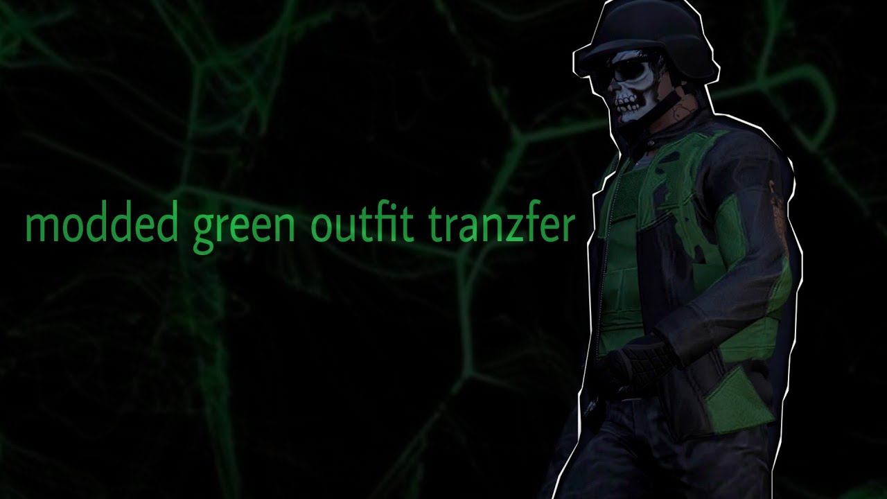 🟢🟢 green modded outfits transfer male🟢🟢 - YouTube