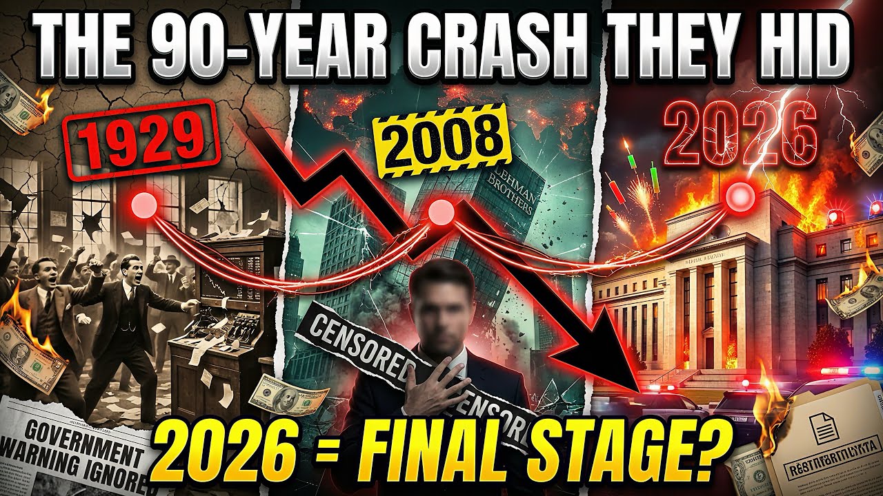 1929 → 2008 → 2026: The 90-Year Crash Cycle Is Repeating - YouTube
