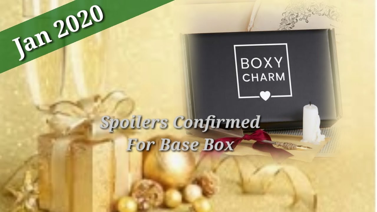 BoxyCharm January 2020 Base Box Spoiler Line Up So Far - YouTube